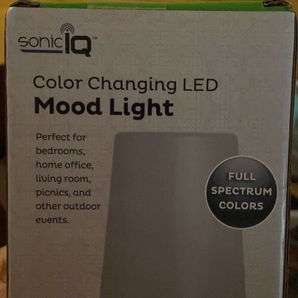 Other | New In Box Sonic Iq Led Color Changing Mood Light | Poshmark